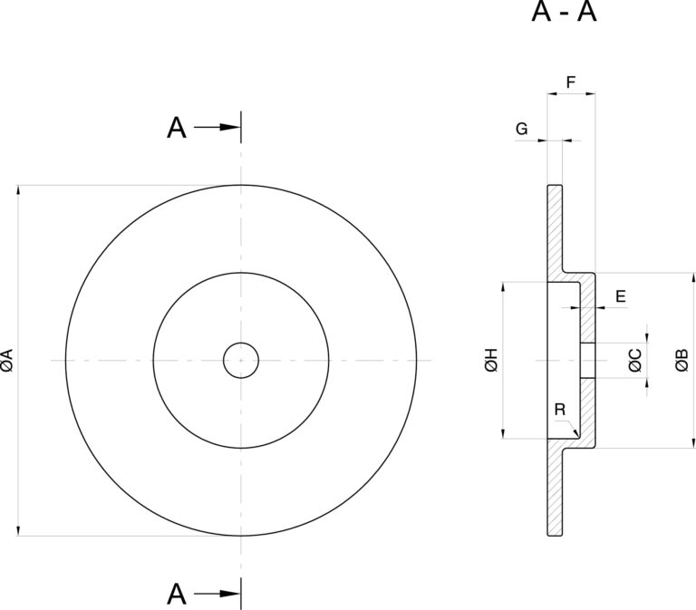 Cast iron or steel brake discs from Coremo